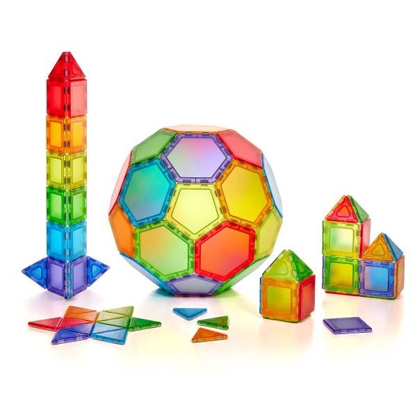 Translucent Magnetic Polydron Set