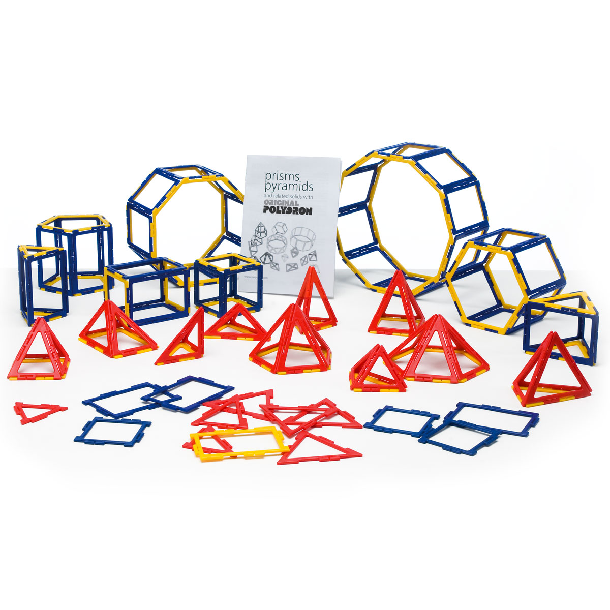 Original Polydron Frameworks Prism and Pyramid Set