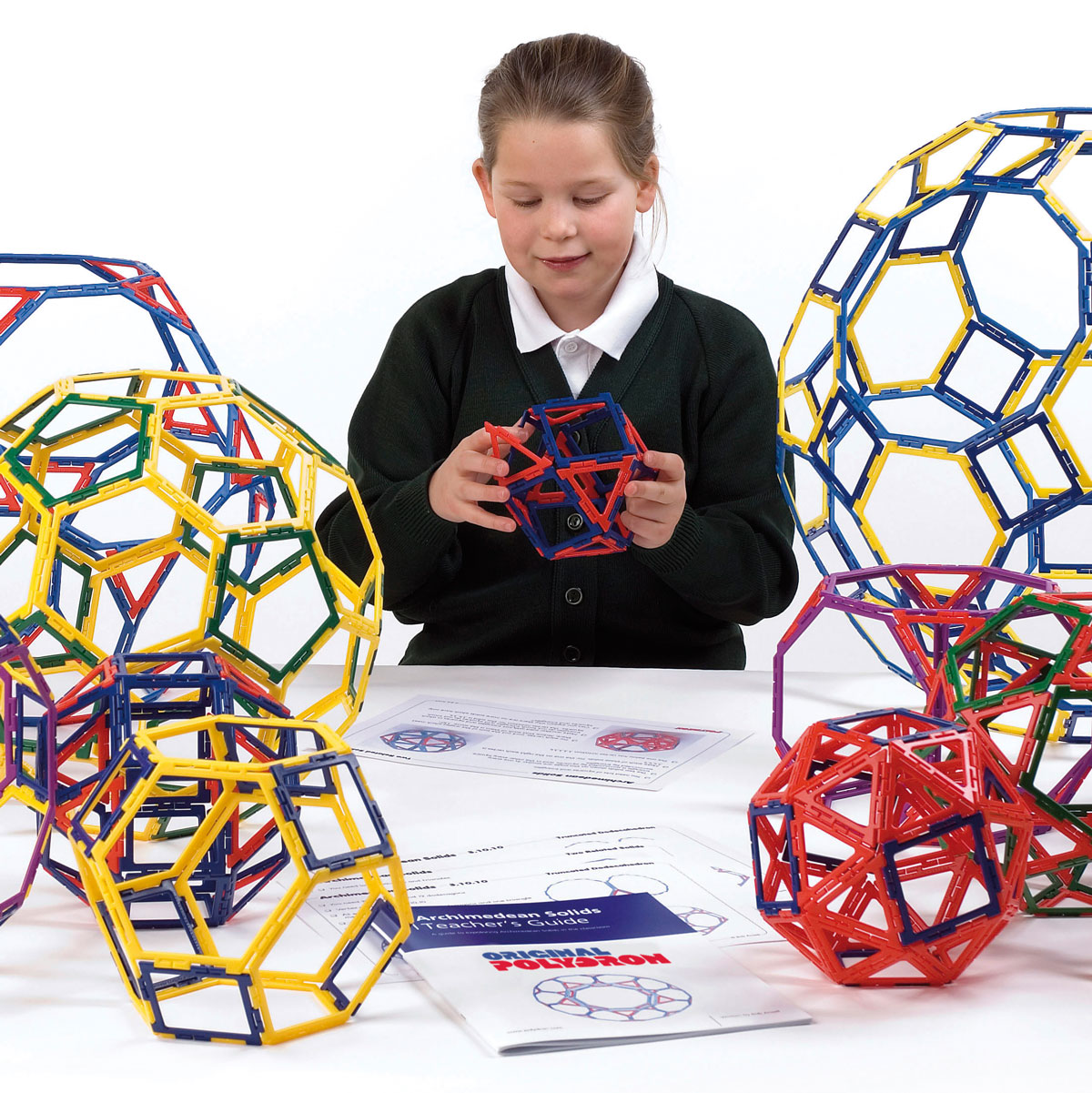 Original Polydron Frameworks Archimedean Solids Standard Set