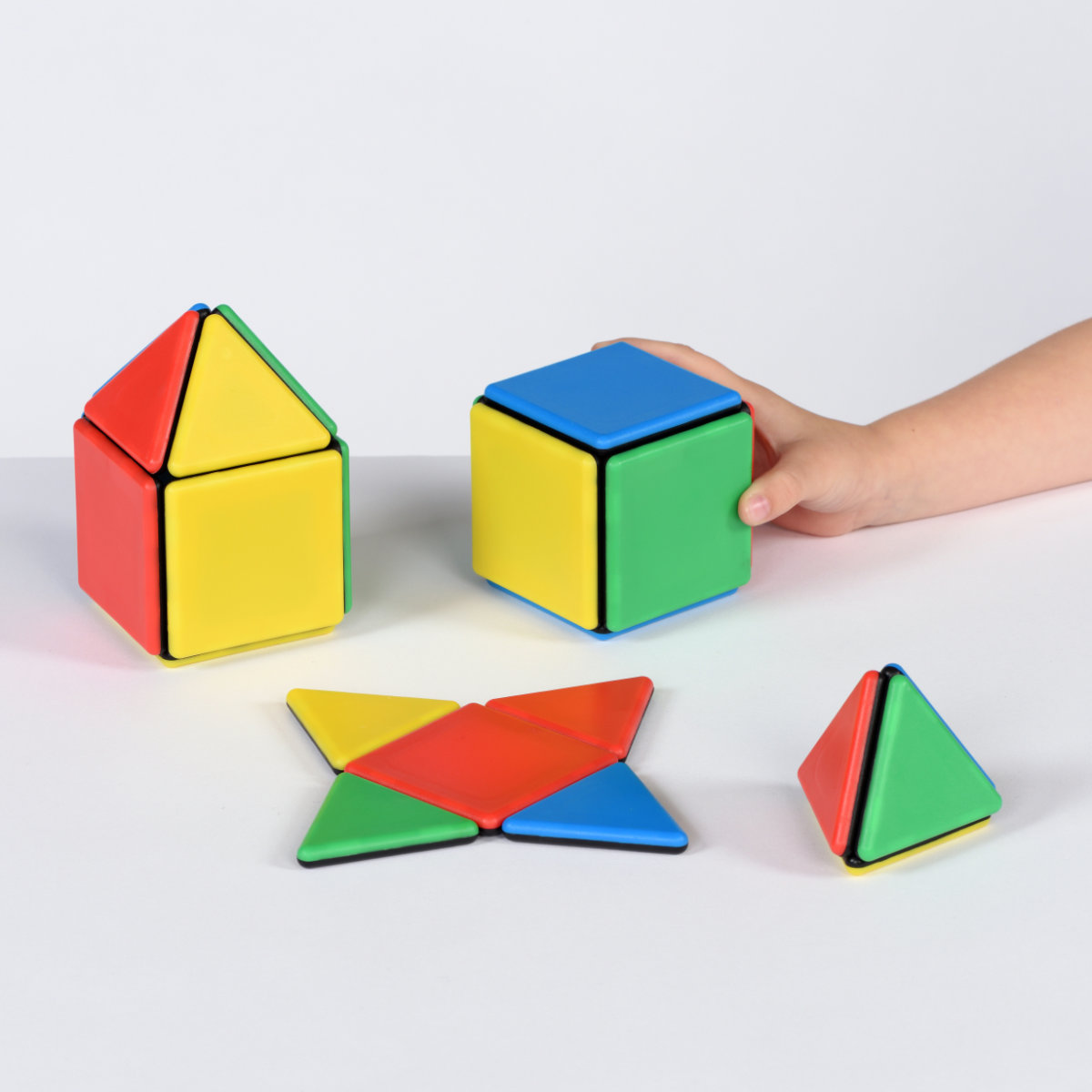 Solid Magnetic Polydron Starter Set
