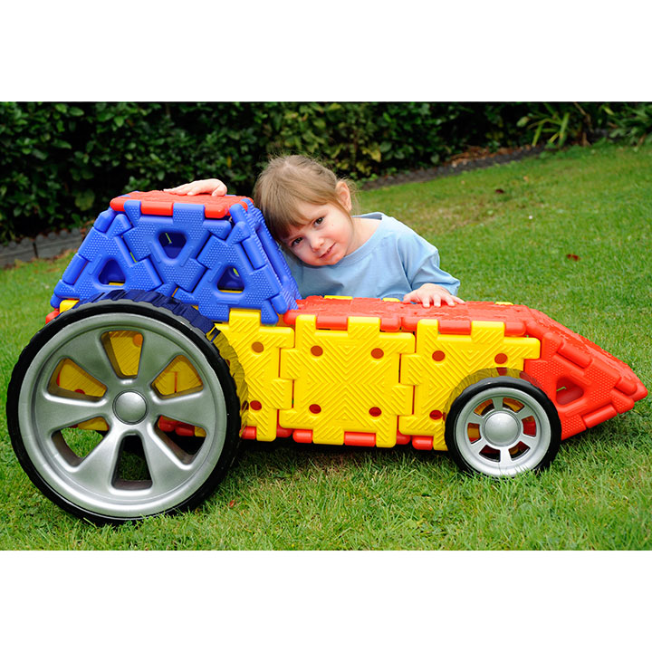 Giant Polydron Vehicle Builders Set