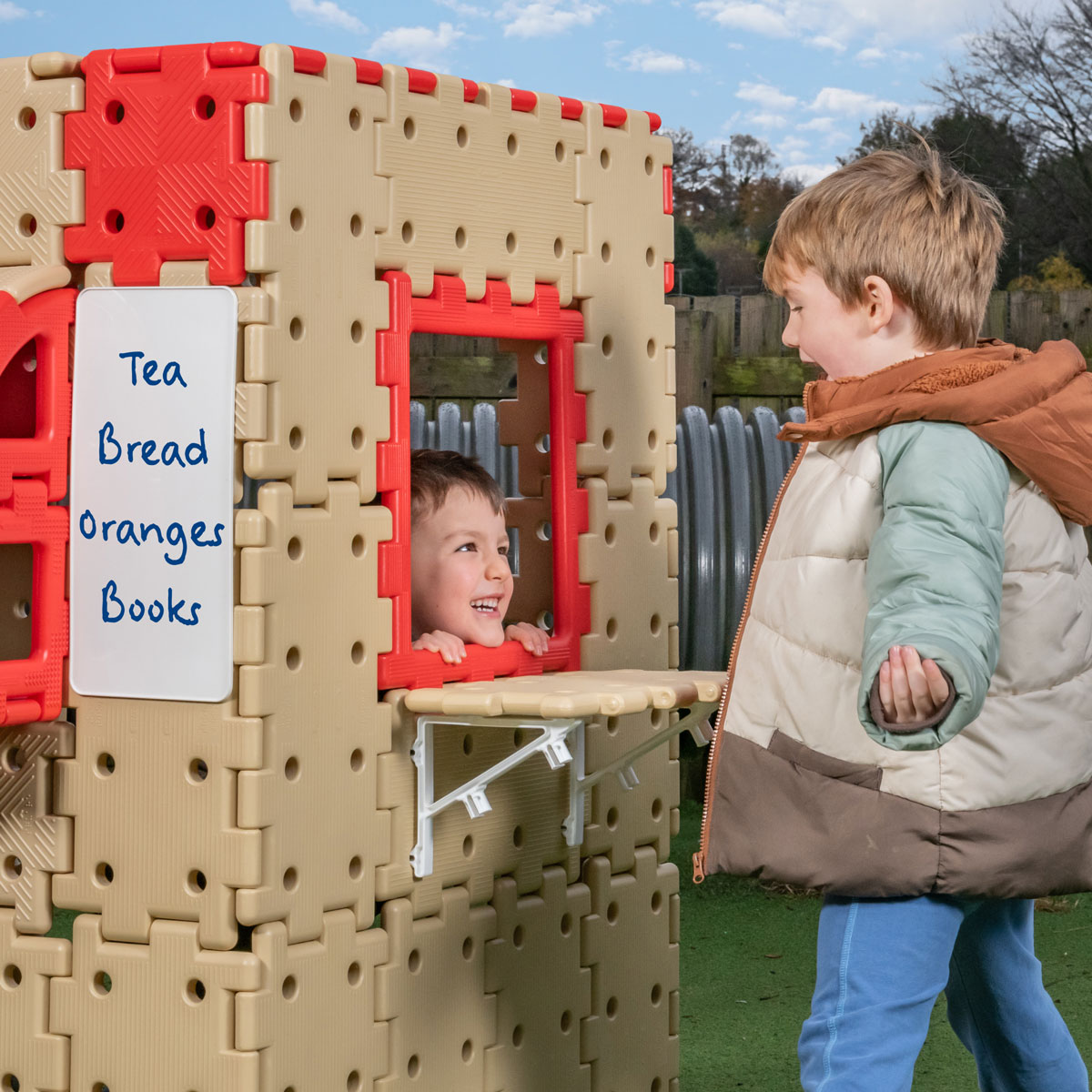 Giant Polydron Build-A-Shop
