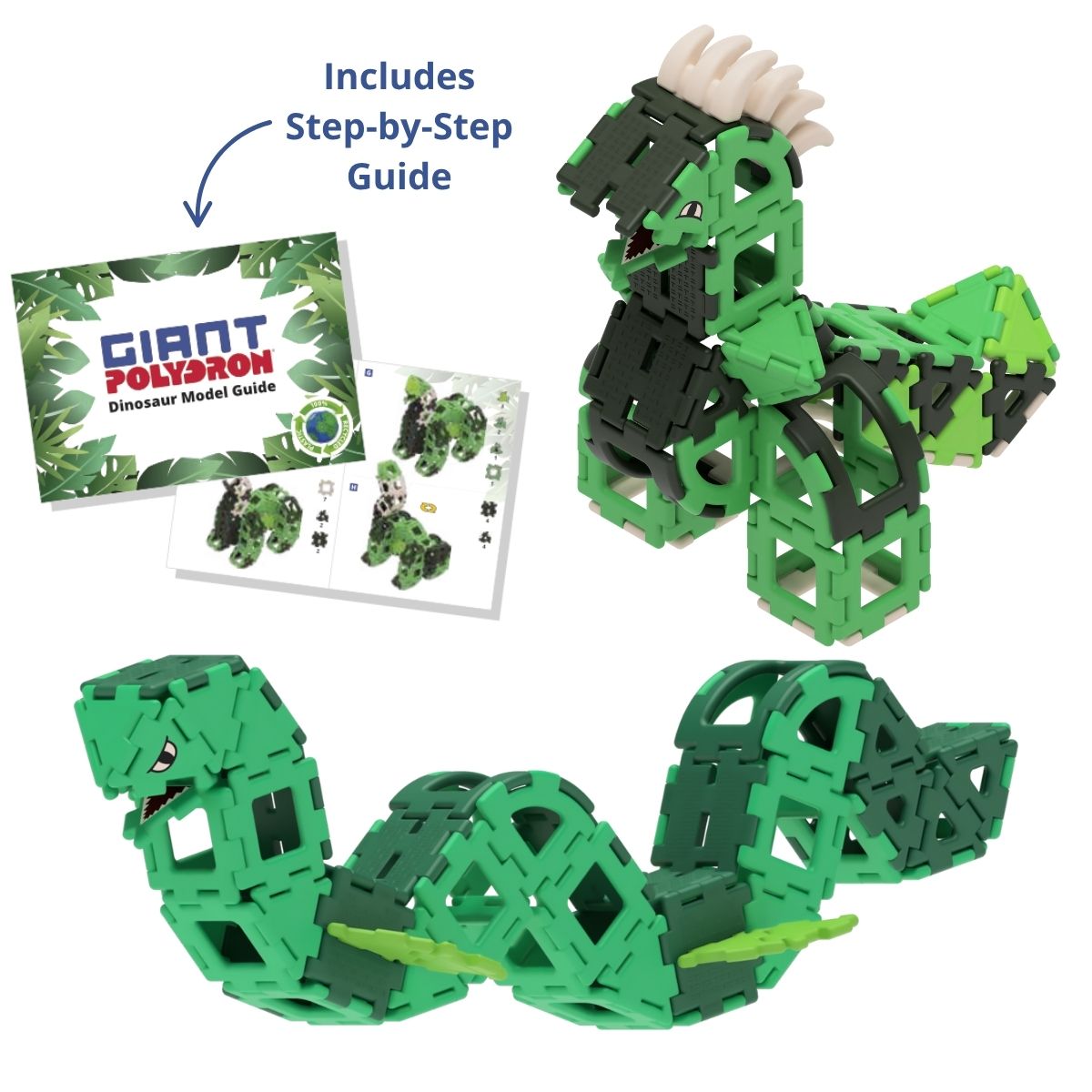 Giant Polydron Dinosaur