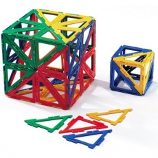 Polydron Frameworks Teaches Archimedean Solids, Prisms, Pyramids & Geometry